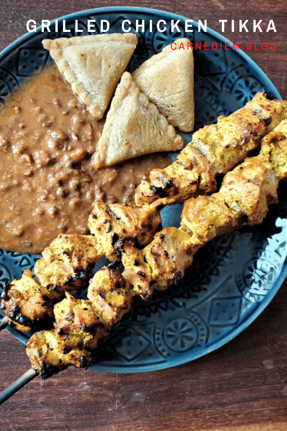 Grilled Chicken Tikka Skewers - Carne Diem