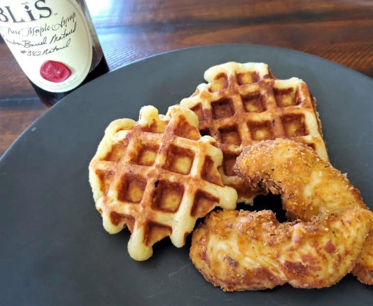 Belgian Liege Waffles and Buttermilk Cornflake Chicken - Carne Diem