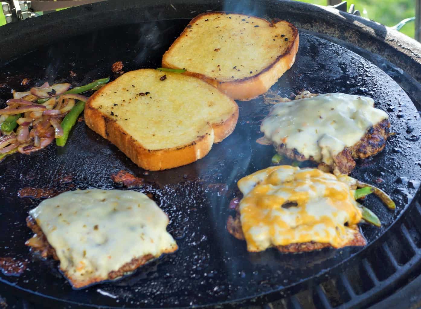 Spicy Double Smash Burger on Texas Toast - Carne Diem