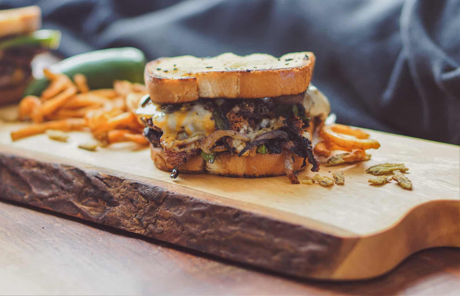 Spicy Double Smash Burger on Texas Toast - Carne Diem