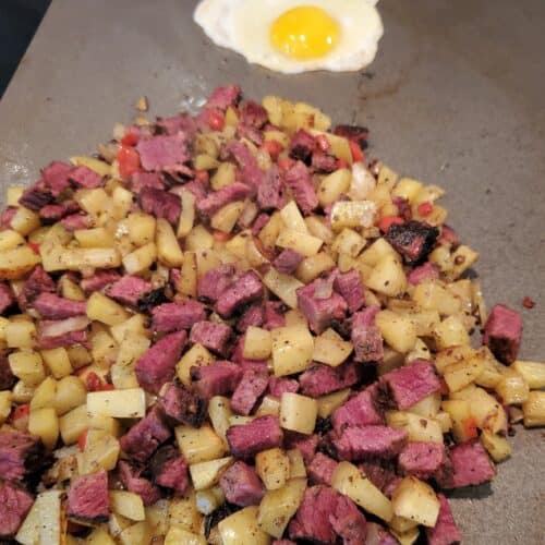 Breakfast Pastrami Hash - Carne Diem