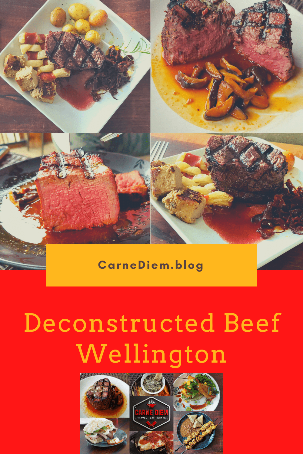 Deconstructed Beef Wellington - Carne Diem