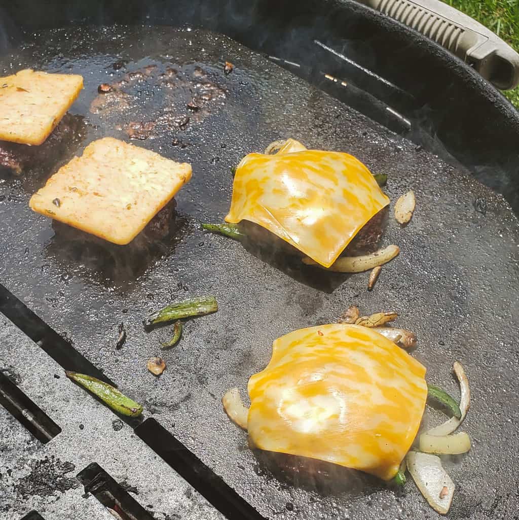Spicy Double Smash Burger on Texas Toast - Carne Diem