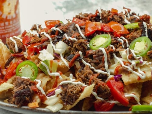 Asian Beef Short Rib Nachos - Carne Diem