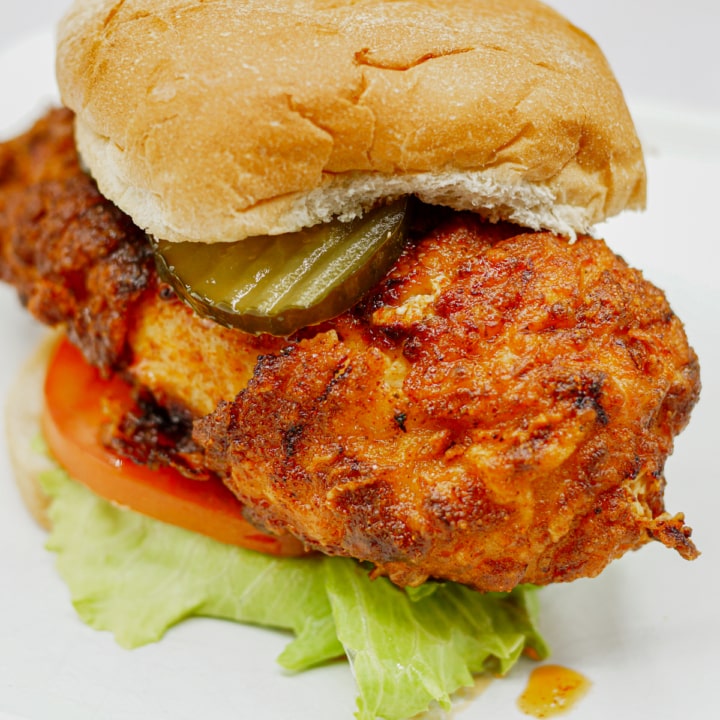 Homemade Nashville Hot Chicken Sandwich - Carne Diem