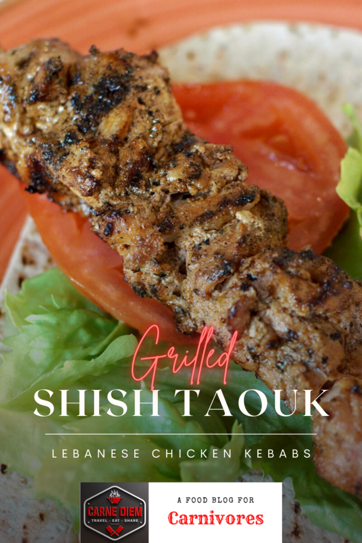 Grilled Shish Taouk: Lebanese Chicken Kebab - Carne Diem