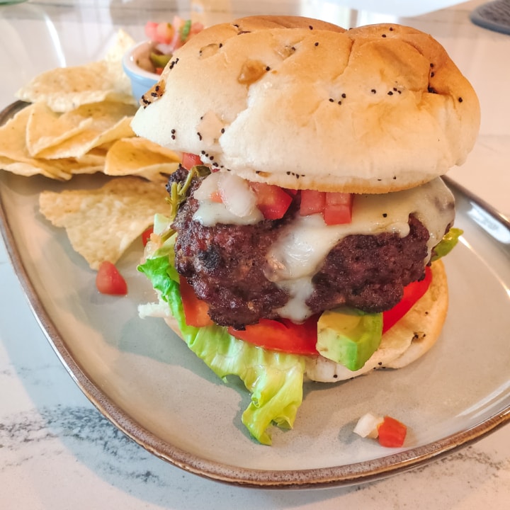 Stuffed Mexican Chorizo Burger - Carne Diem