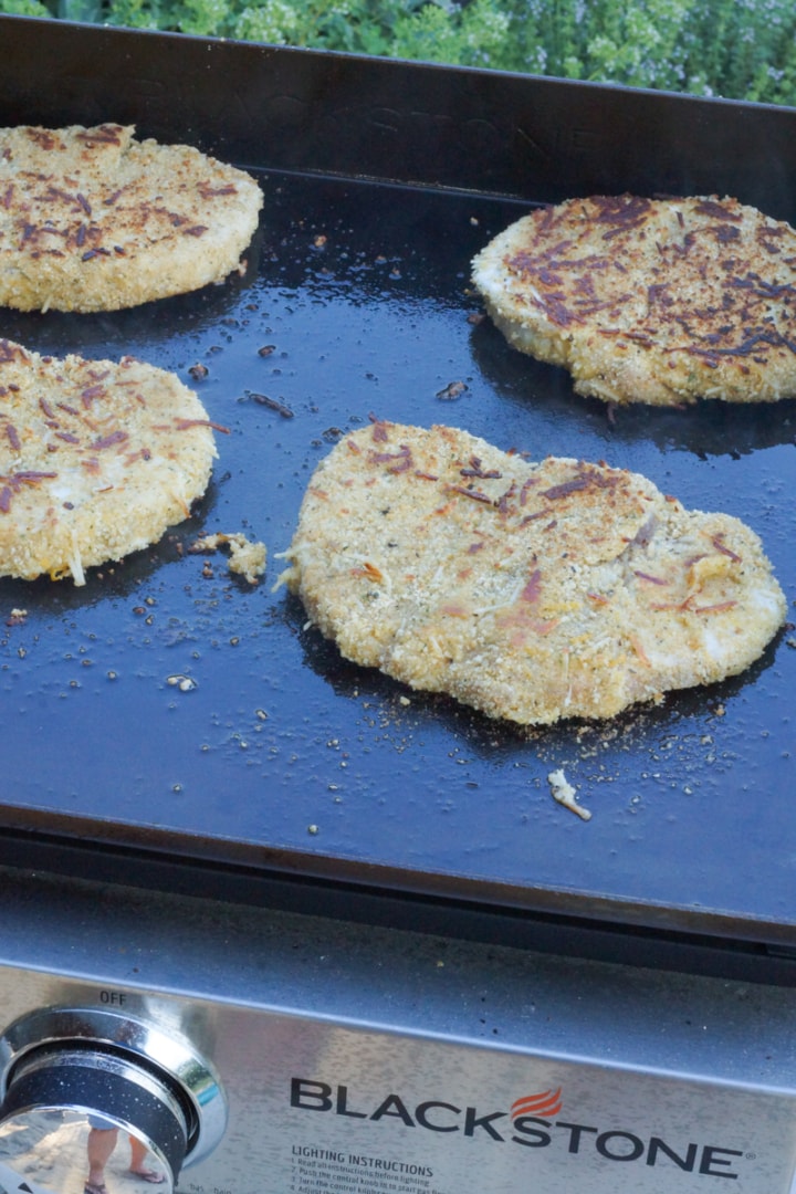 Blackstone Griddle Italian Pork Milanese - Carne Diem