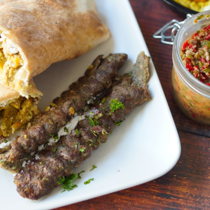 Moroccan Grilled Kefta Kebabs - Carne Diem