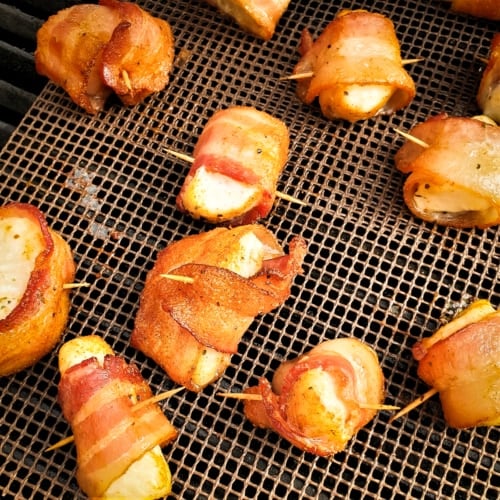 Bacon Wrapped Halibut Cheeks - Carne Diem