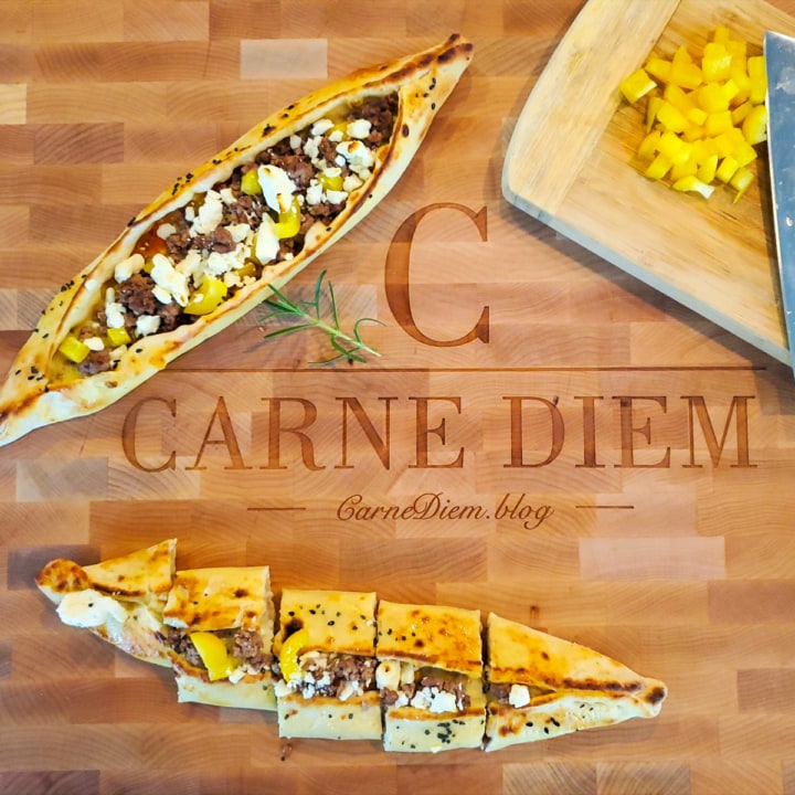 Traditional Turkish Pide: Turkish Flatbread Pizza - Carne Diem