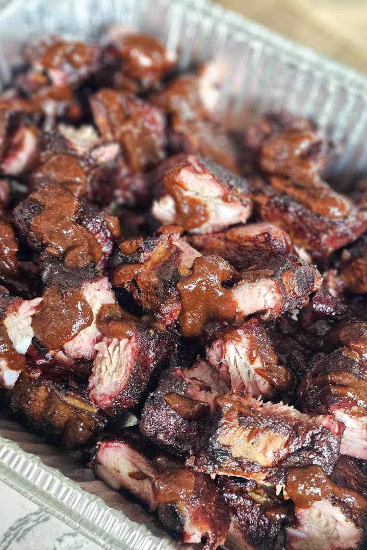 Chicago Style Smoked Rib Tips - Carne Diem