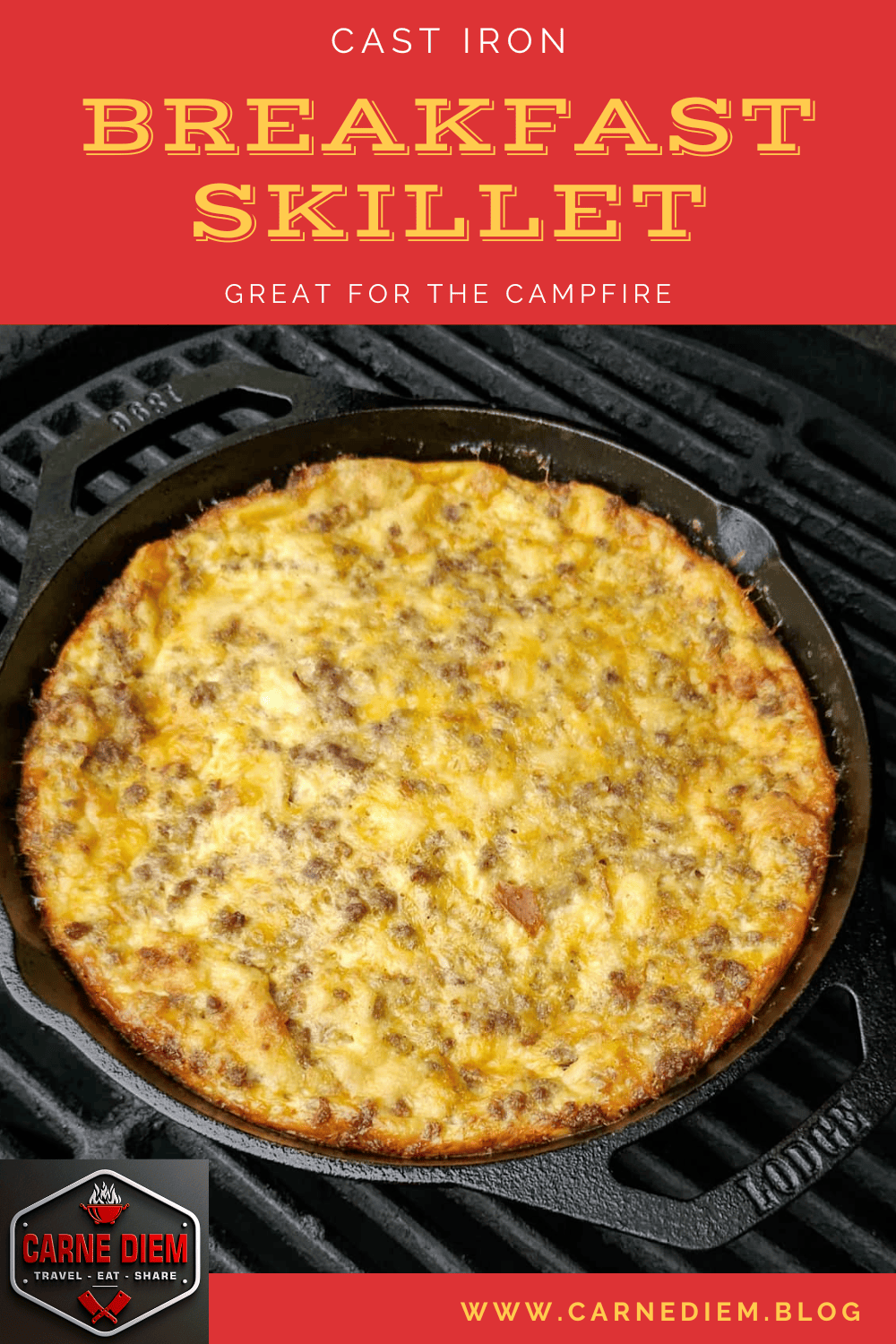 Cast Iron Skillet Breakfast Casserole - Carne Diem