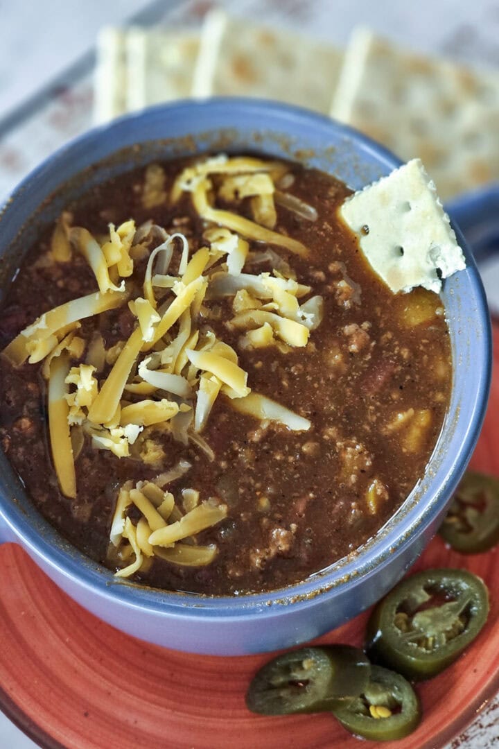 Blue Ribbon Winning 4 Meat Chili with Beans - Carne Diem